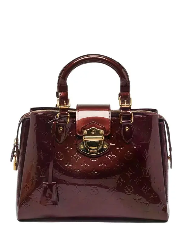 LOUIS VUITTON Monogram Vernis Tote Bag - Red