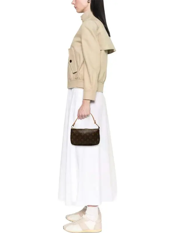 LOUIS VUITTON Monogram Pochette Accessoires Shoulder Bag - Brown