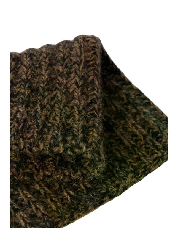 LEMAIRE Lemiare Alpaca And Yak Wool Blend Neck Warmer - Brown