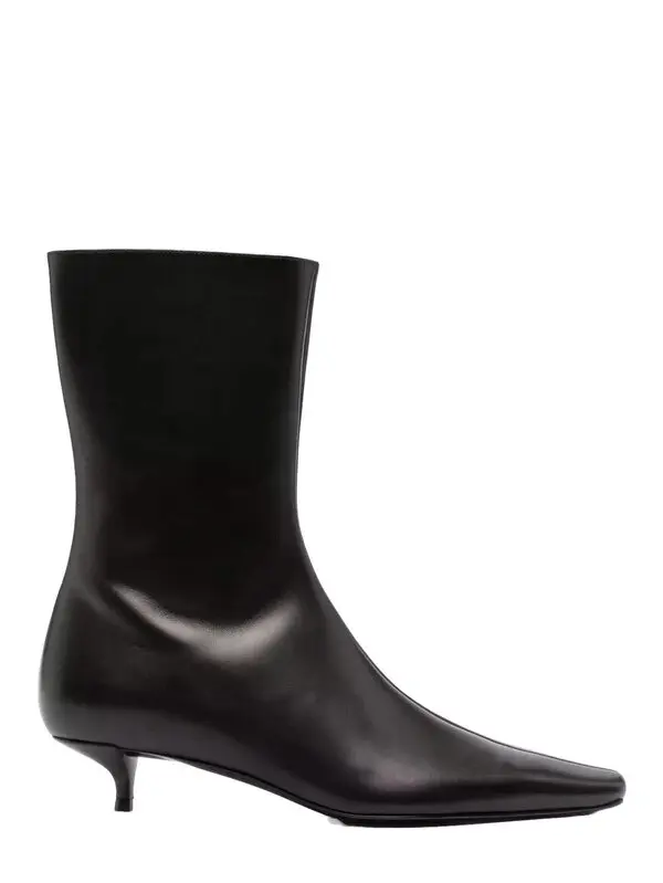 THE ROW Shrimpton Leather Boots - Black
