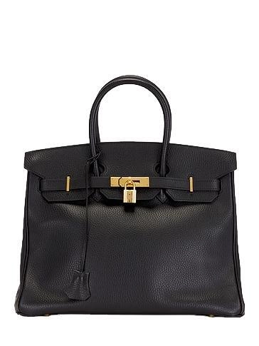 Hermès Ardennes Birkin 35 Handbag - Noir