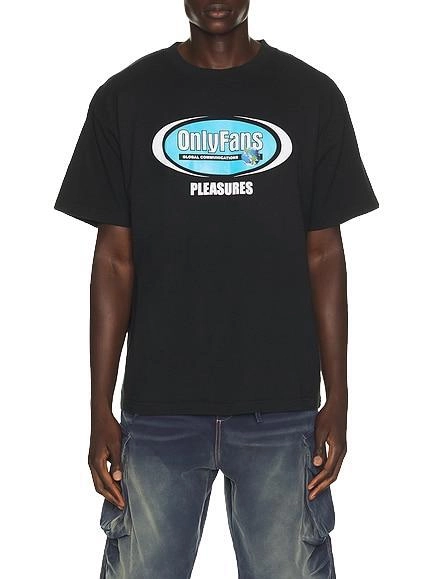 PLEASURES X Onlyfans Communications T-shirt - Black