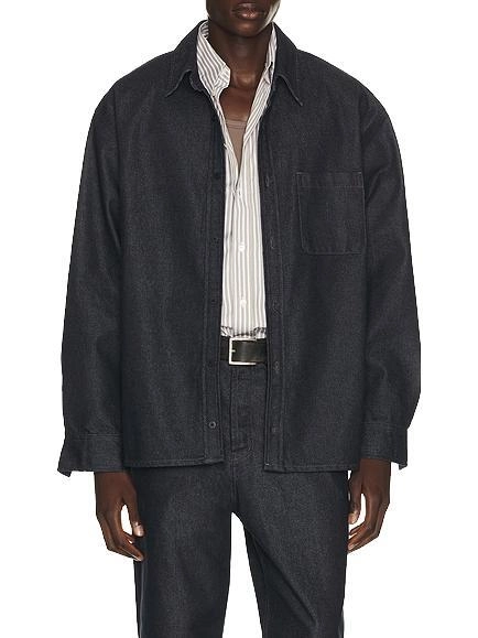 LE17SEPTEMBRE Denim Over Shirt - Indigo