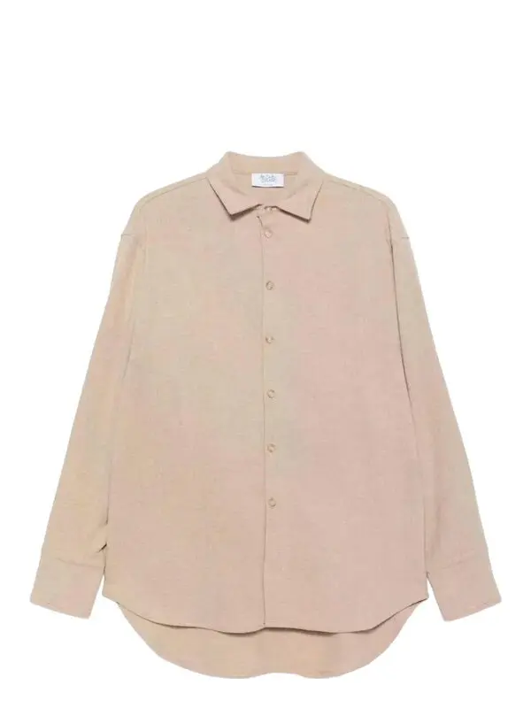 LE SULLY STUDIO Oversized Button-cuff Shirt - Neutrals