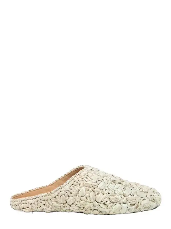 COTEMP Woven Slip-on Mules - Neutrals