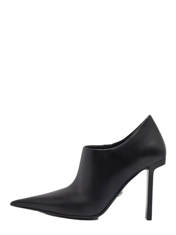 Versace Slice Pointed-toe Ankle Boots - Black