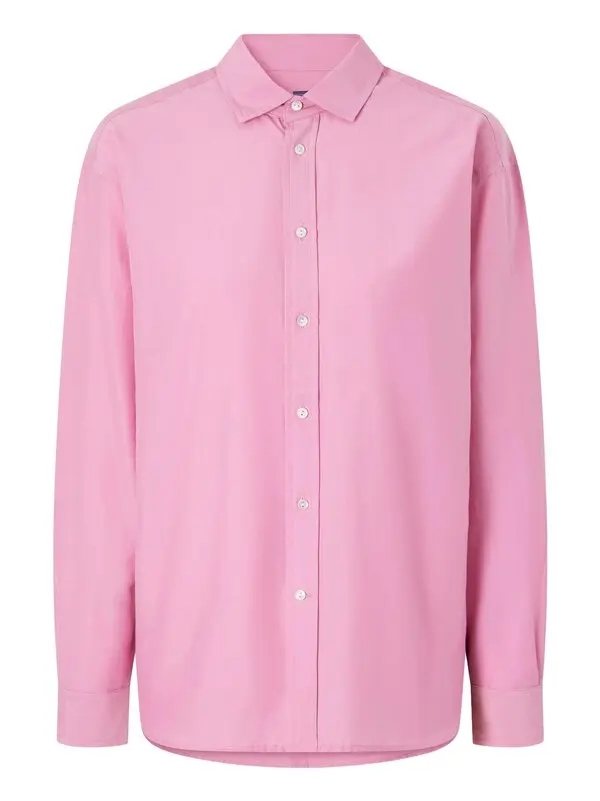 Polo Ralph Lauren Cotton And Silk-blend Shirt - Pink