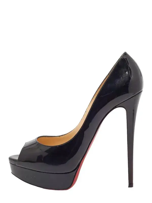 CHRISTIAN LOUBOUTIN Lady Peep Platform Pumps - Black