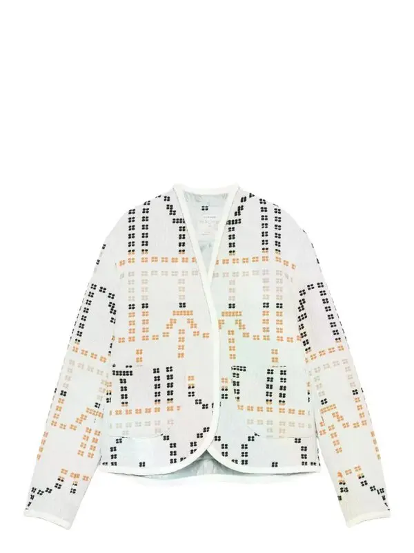 FORTE_FORTE Samarcanda Jacquard Jacket - Neutrals