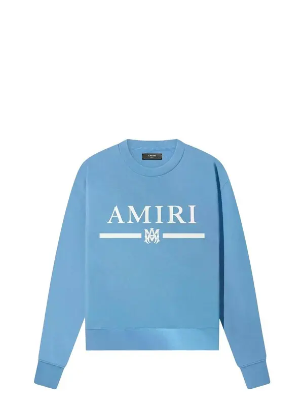 Amiri M.a. Bar Logo-print Sweatshirt - Blue