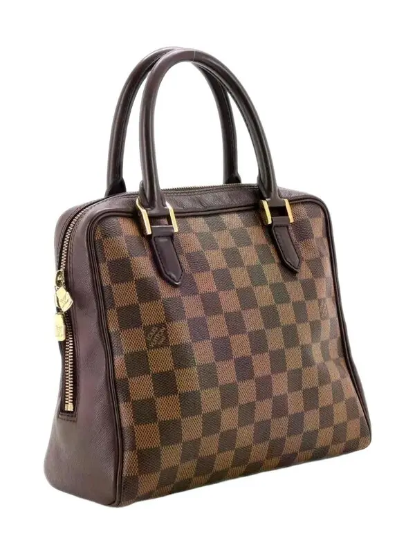LOUIS VUITTON Brera Handbag Damier Satchel - Brown