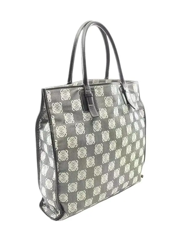 Loewe 2010-2026 Anagram Canvas Tote Bag - Grey
