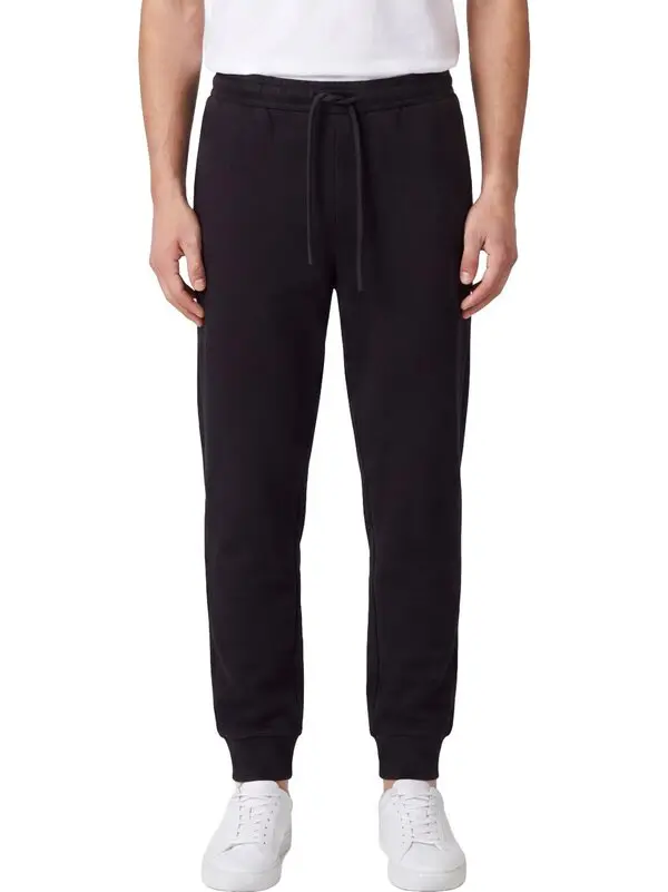 BOSS Stretch-cotton Drawstring Jogger Pants - Black
