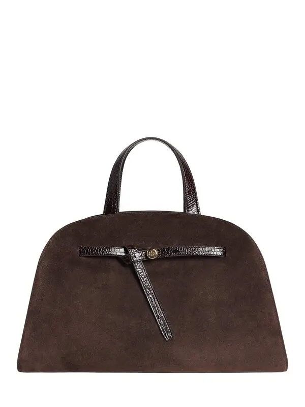 Tory Burch Romy Suede Cross-body Bag - Brown
