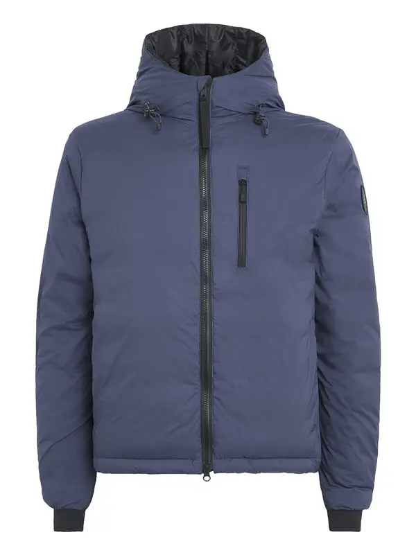 Canada Goose Lodge Down Jacket With Hood - Blue
