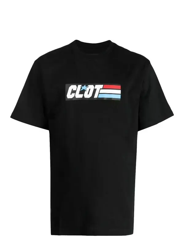 CLOT Logo-print Cotton T-shirt - Black