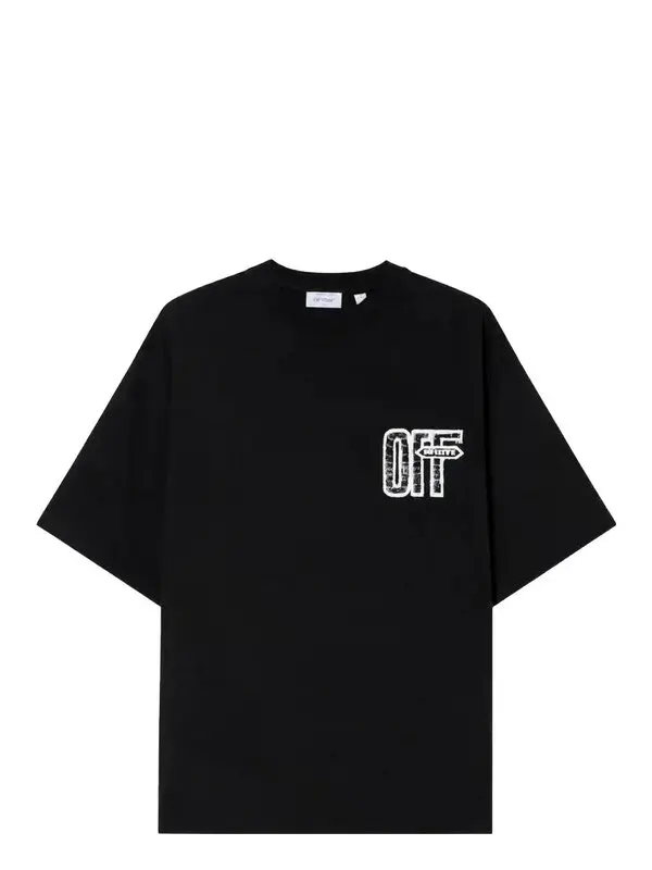 Off-White Motion Arrow Skate Short-sleeve T-shirt - Black