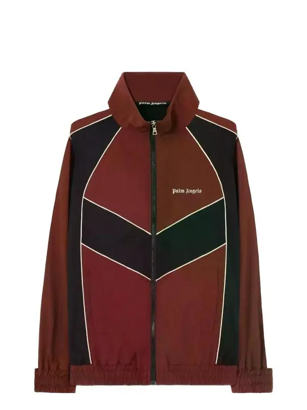 Palm Angels Hollywood Colour-block Windbreaker - Brown