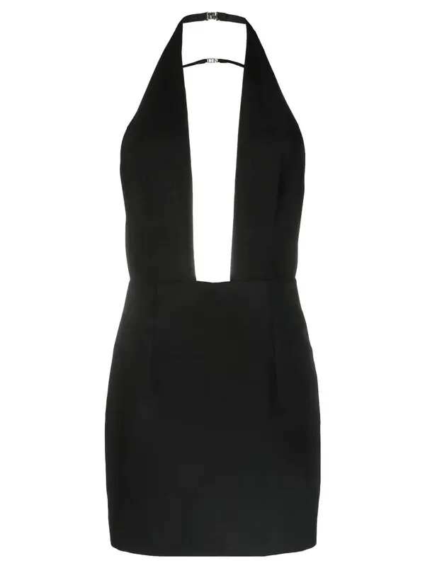 Dsquared2 Halterneck Open-back Minidress - Black