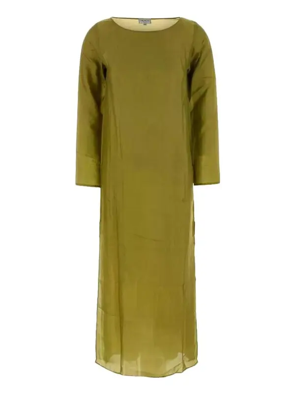 THE ROSE IBIZA Mariana Silk Maxi Dress - Green