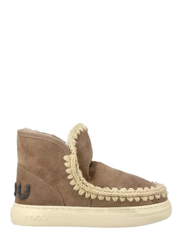 Mou Eskimo Glitter-logo Sneakers - Brown