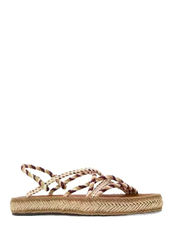 Isabel Marant Étoile Kitza Braided Flat Sandals - Neutrals