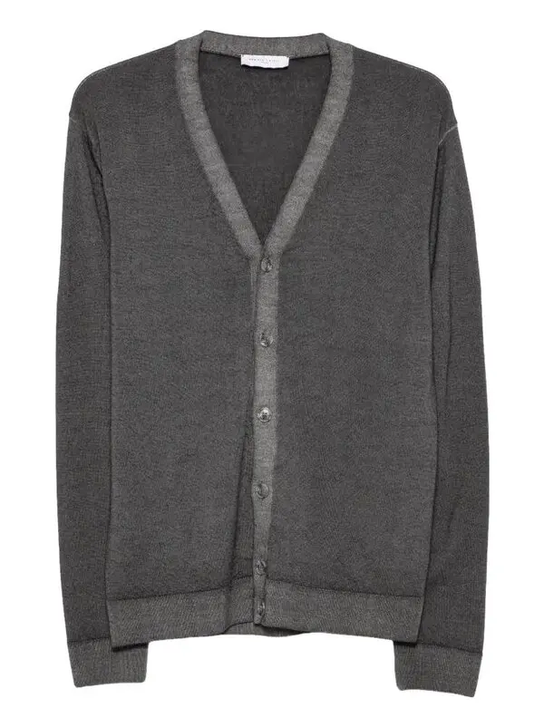 DANIELE FIESOLI Button-fastening V-neck Cardigan - Grey