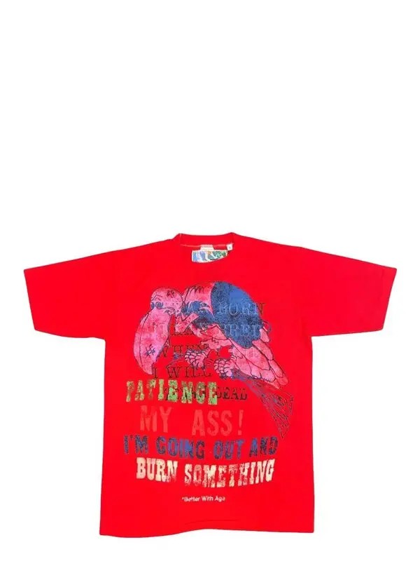 BETTER WITH AGE Graphic-print T-shirt - Red