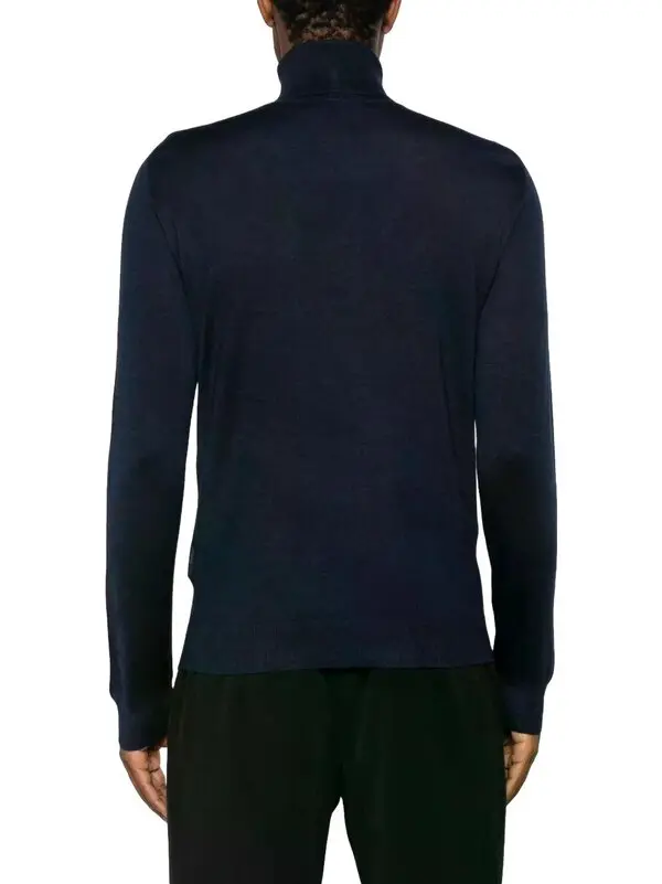 DANIELE FIESOLI Roll Neck Knit - Blue