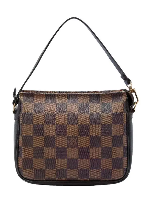 LOUIS VUITTON Damier Ebene Trouse Pochette Handbag - Brown