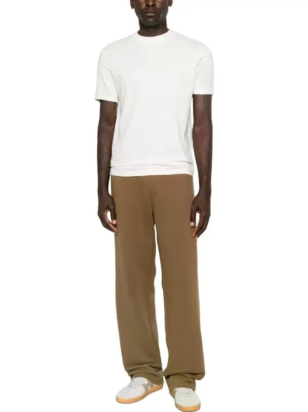 Karl Lagerfeld Logo-print Crew-neck T-shirt - Neutrals