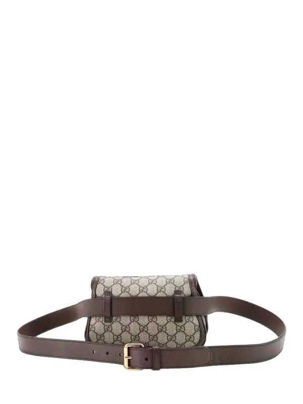 Gucci Blondie Gg Coated Canvas Belt Bag - Brown