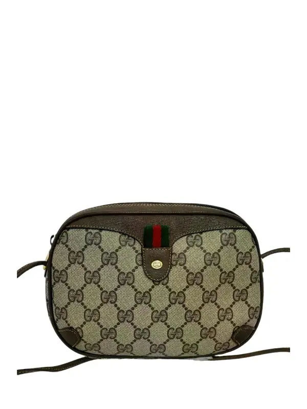 Gucci 20th Century Gg Supreme Web Sherry Shoulder Bag - Neutrals