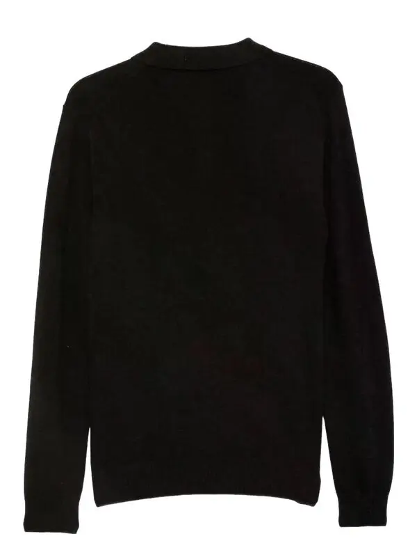 DANIELE FIESOLI Long-sleeve Polo Shirt - Black