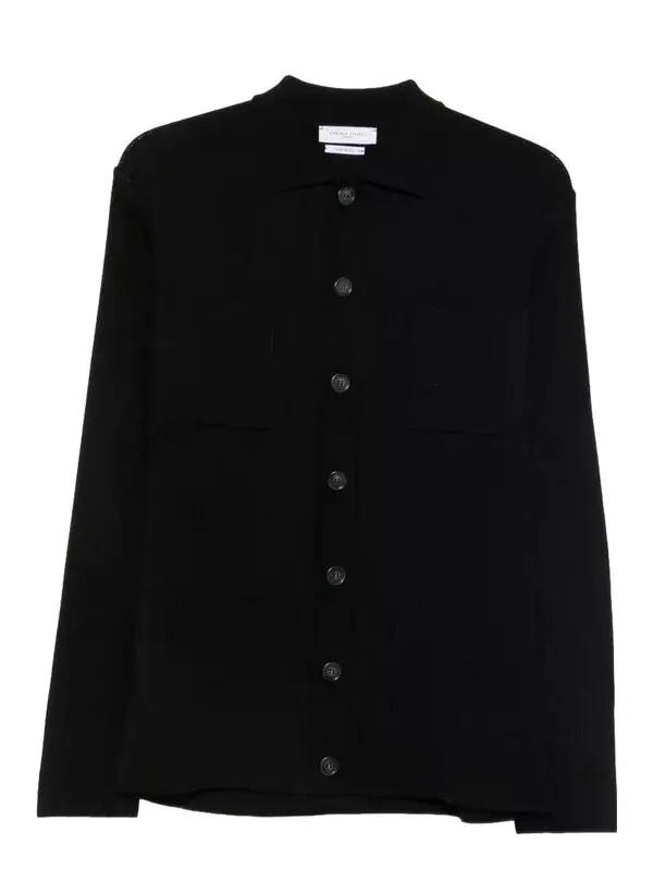 DANIELE FIESOLI Button-up Patch Pocket Cardigan - Black