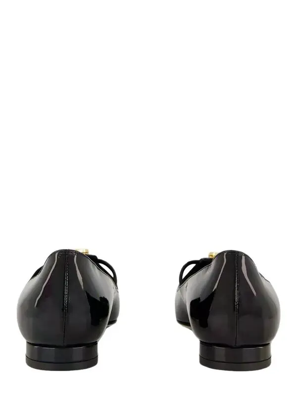 Manolo Blahnik Khafre Flat Pumps - Black