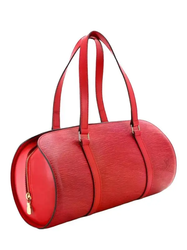 LOUIS VUITTON Epi Leather Soufflot Handbag - Red