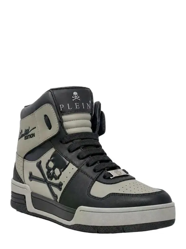 Philipp Plein Notorius High-top Sneakers - Grey