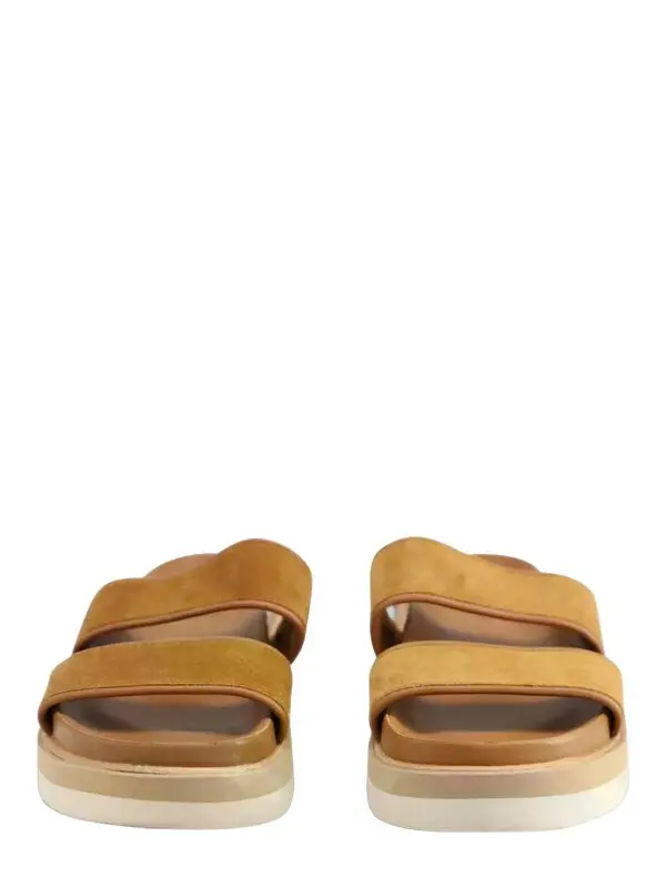 Vince Jenita Double-strap Slide Sandals - Brown