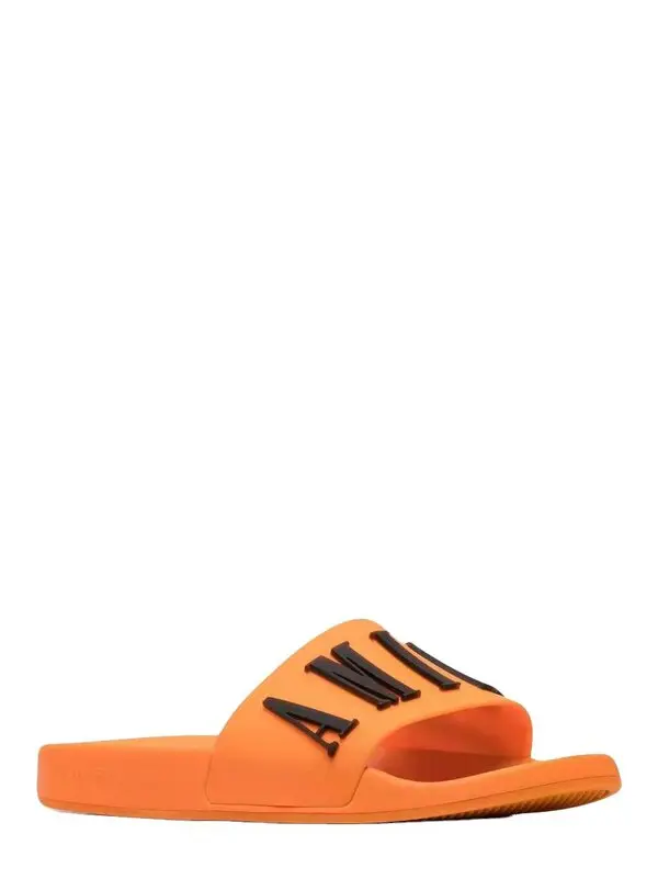 Amiri Embossed Logo Slides - Orange