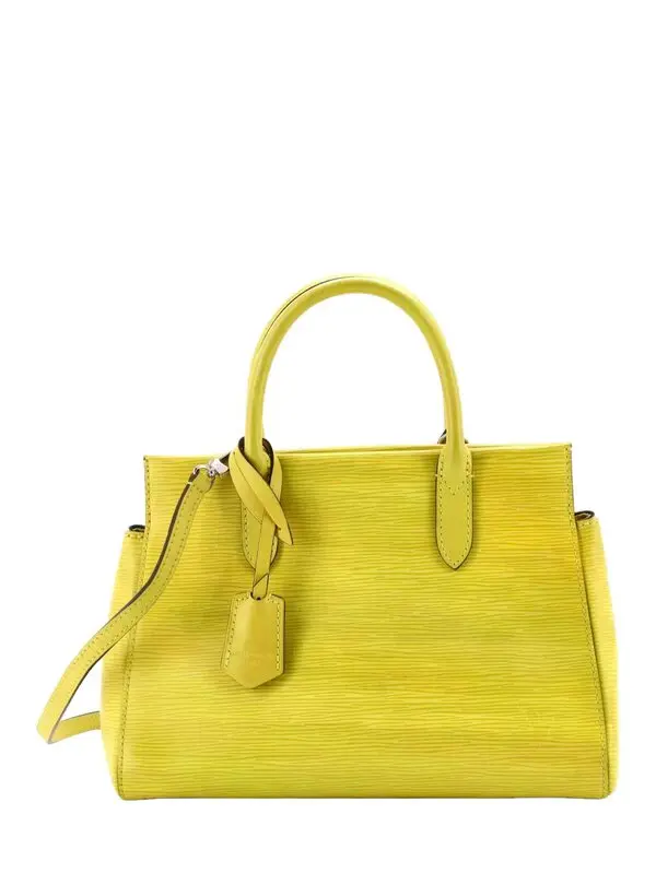 LOUIS VUITTON Epi Leather Satchel - Yellow