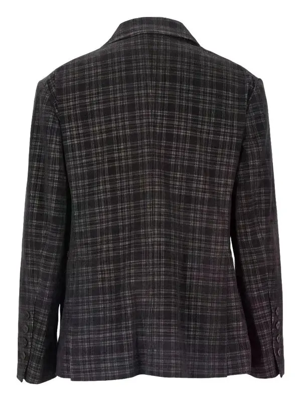 VIVIENNE WESTWOOD Wreck Check-pattern Jacket - Grey