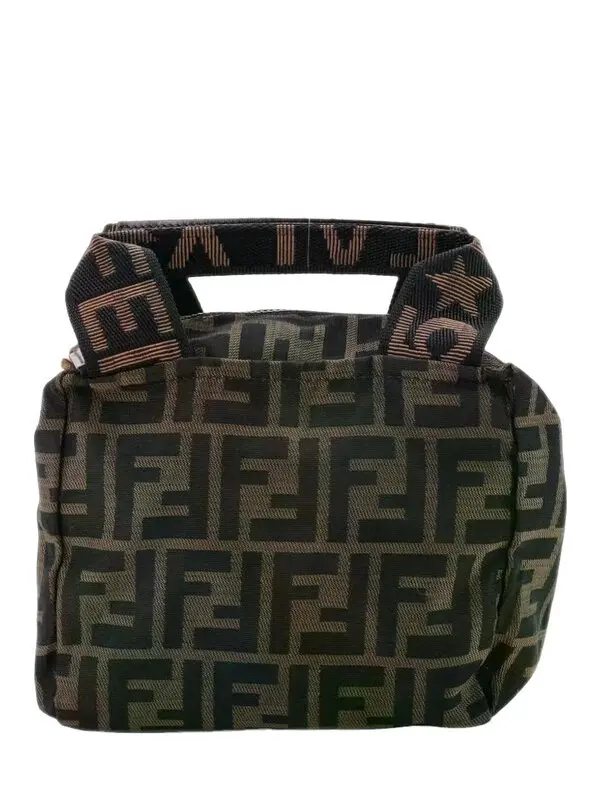 Fendi Vintage 1925 Cosmetic Zucca Canvas Mini Tote Bag - Brown