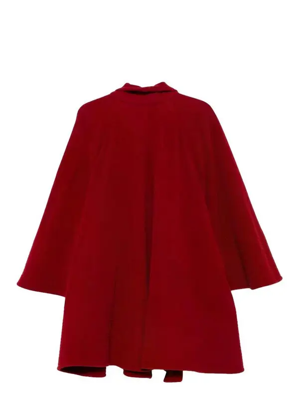 A.N.G.E.L.O. VINTAGE CULT 1980s Shawl-lapel Bell-sleeve Cape - Red