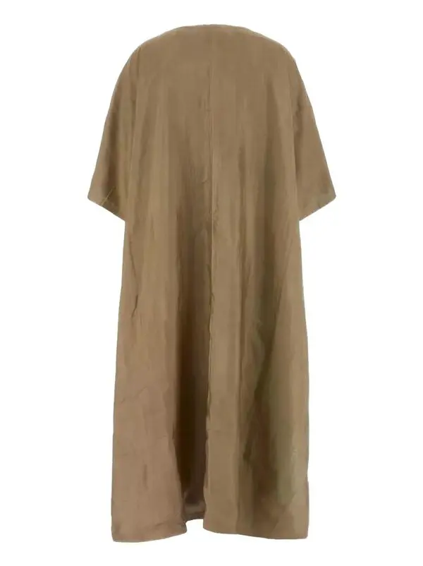 THE ROSE IBIZA Silk-blend Two-tone Kimono - Neutrals