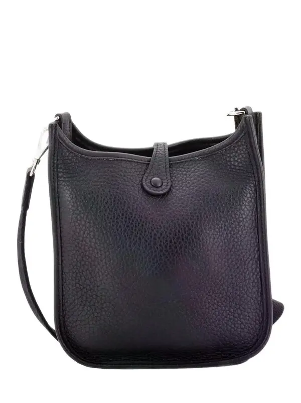 Hermès Evelyn Iii Tpm Crossbody Bag In Clemence Leather - Black