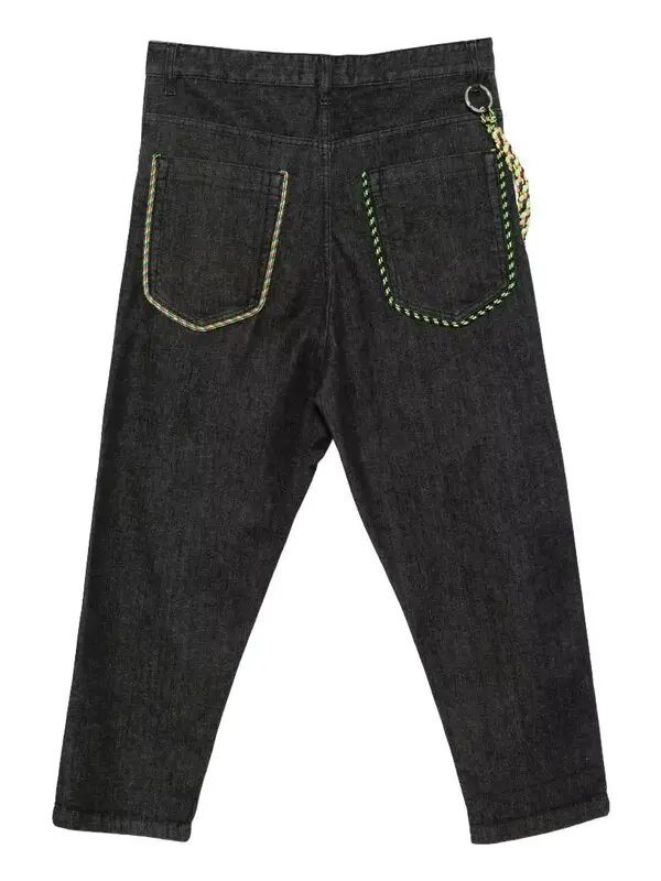 Moschino Braided-chain Jeans - Black