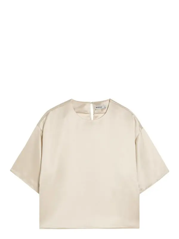 Simkhai Alina Satin Top - Grey
