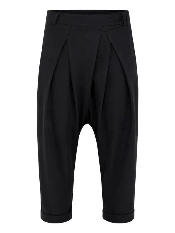LALIPOP DESIGN Tailored Cropped Trousers - Black