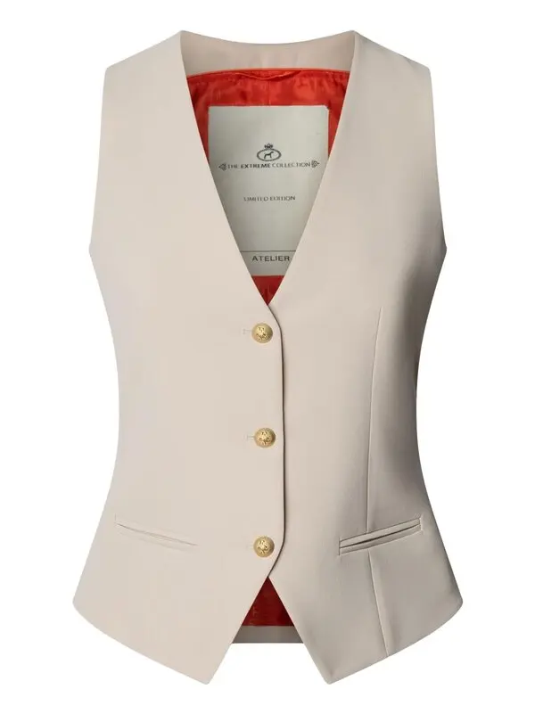 THE EXTREME COLLECTION Atelier Tailored Vest - Beige